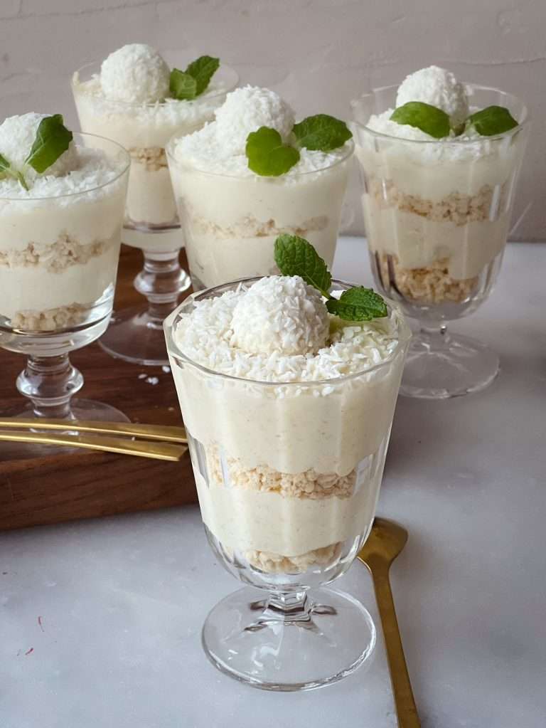 Raffaello dessert i glas - Zofias Kök | Officiella hemsida