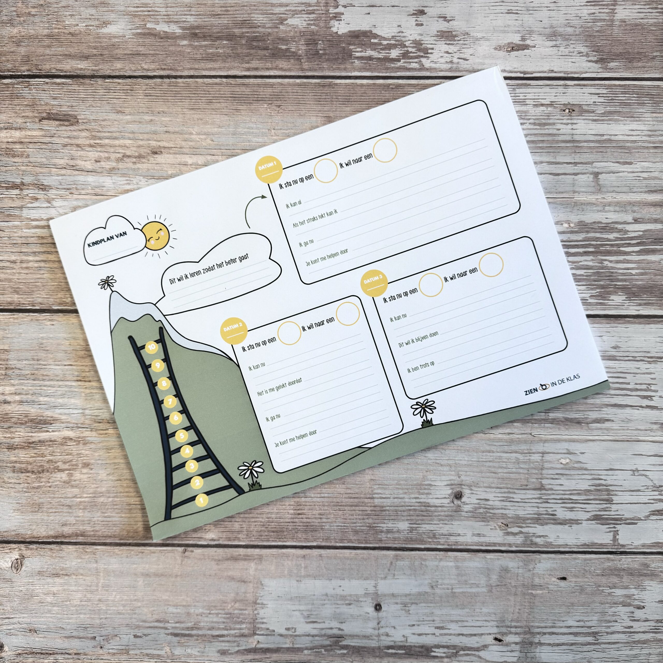Scheurblok met 50 kindplannen | de musthave voor in iedere klas